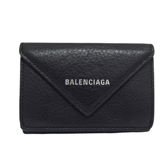Balenciaga | Bags | Balenciaga Paper Mini Wallet Black | Poshmark